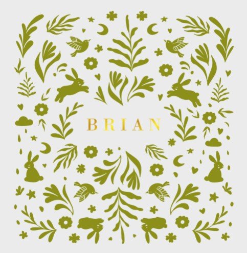 Vrolijk geboortekaartje met dieren en bloem | Lief Leuk & Eigen